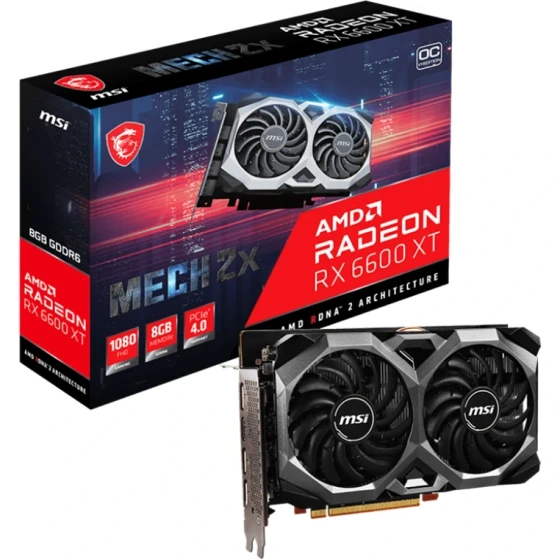 خرید و قیمت کارت گرافیک ام اس آی Radeon RX 6600 XT MECH 2X OC V1 8G | ترب