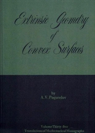 خرید و قیمت دانلود کتاب Extrinsic geometry of convex surfaces [1st ed ...