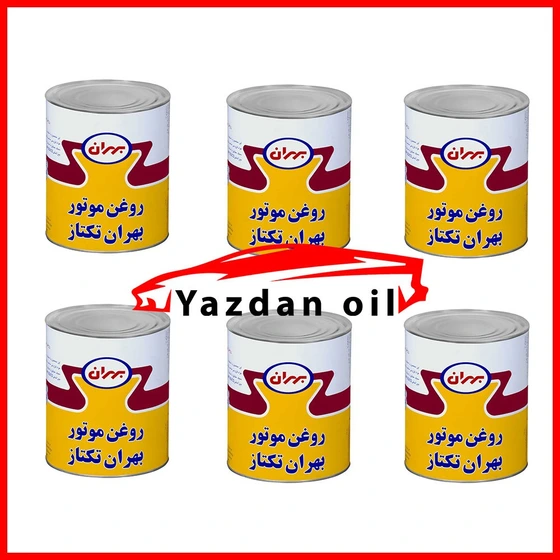 خرید و قیمت روغن موتور بهران تکتاز 20W50 حجم 3.75 لیتر (بسته 6 عددی ...