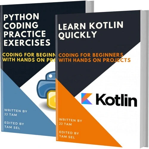 خرید و قیمت دانلود کتاب LEARN KOTLIN QUICKLY AND PYTHON CODING PRACTICE EXERCISES: Coding For ...