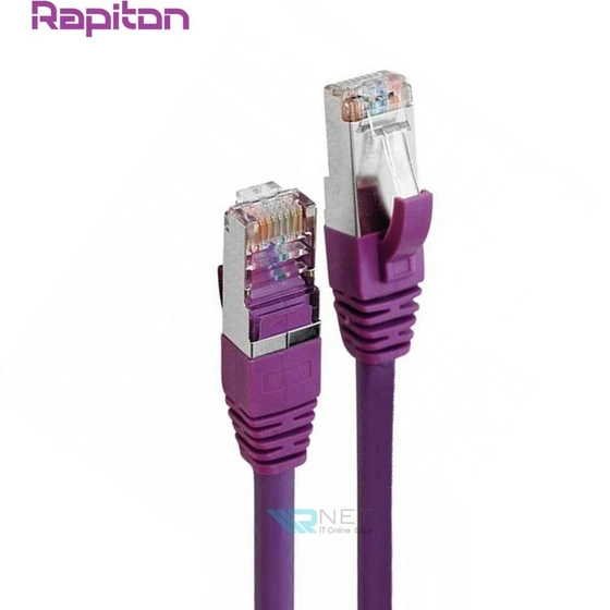 خرید و قیمت پچ کورد 5 متری PVC CAT6 رپیتون Rapiton RP-PC6SI-PUR-5 | ترب
