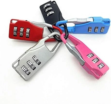 خرید و قیمت 2Pcs Combination Padlocks, Mini Password Lock Colorful 3 ...
