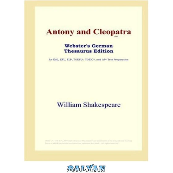 خرید و قیمت دانلود کتاب Antony and Cleopatra (Webster's German ...