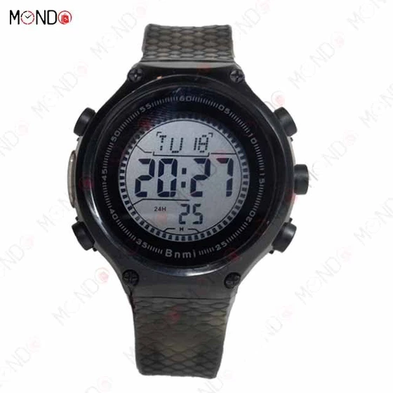 خرید و قیمت ساعت BNMI شیشه ای مشکی مدل 1810L | ترب