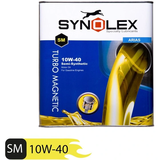 خرید و قیمت روغن موتور سینولکس مدل 10W-40 SM حجم 5 لیتر | ترب