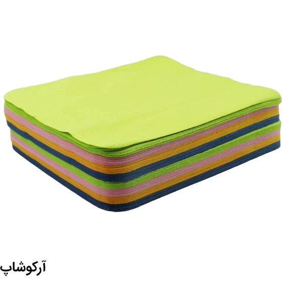 خرید و قیمت بسته 100 عددی دستمال عینک از جنس میکرو فایبر Micro Fiber و ...