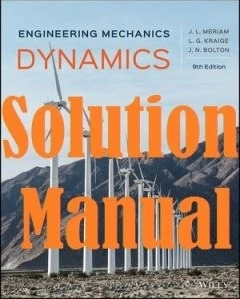 خرید و قیمت Solution Manual for Dynamics – Meriam, Kraige | ترب