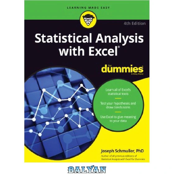خرید و قیمت دانلود کتاب Statistical Analysis With Excel For Dummies ترب 9424