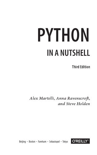 خرید و قیمت دانلود کتاب Python In A Nutshell A Desktop Quick Reference ویرایش 3 ترب
