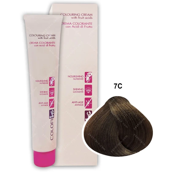 خرید و قیمت رنگ مو ING مدل کرم کارامل شماره 7C | ترب