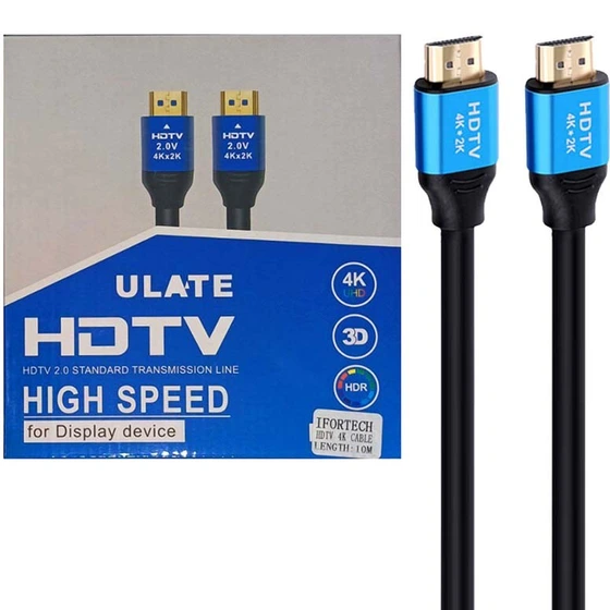 خرید و قیمت کابل 10 متری HDMI 4K آی فورتک IFORTECH پک کارتنی | ترب