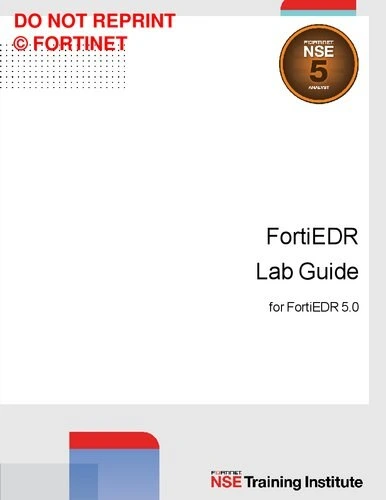 خرید و قیمت دانلود کتاب Fortinet FortiEDR Lab Guide for FortiEDR 5.0 | ترب