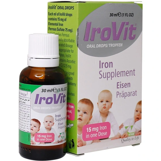 خرید و قیمت قطره آهن آیروویت IROVIT ORAL DROPS | ترب