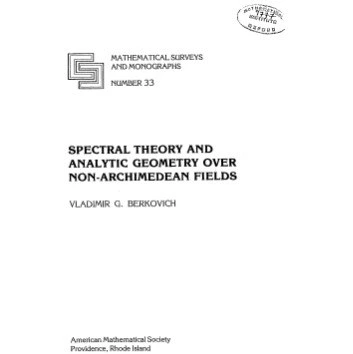 خرید و قیمت دانلود کتاب Spectral Theory and Analytic Geometry Over non ...