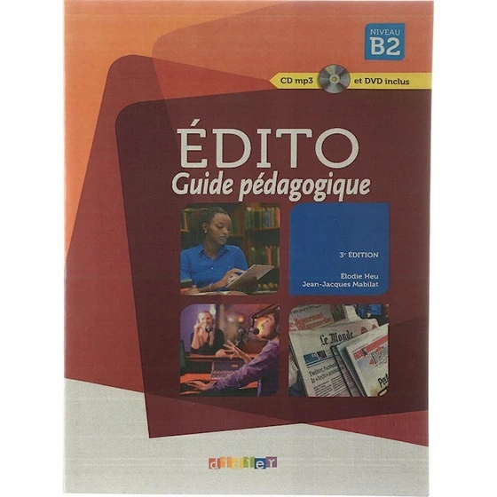 خرید و قیمت Edito B2 3e Edition Guide pedagogique | ترب