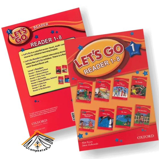 خرید و قیمت پک 8 جلدی کتاب های 1 Lets Go Readers | ترب