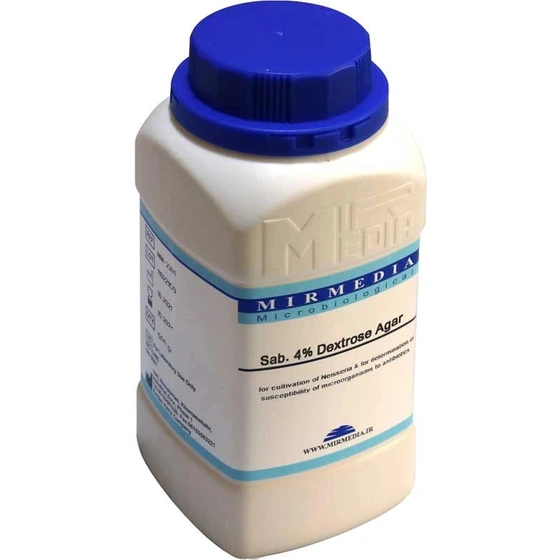 خرید و قیمت محیط کشت Sab. 4% Dextrose Agar مدل پودری - میرمدیا - 500 ...