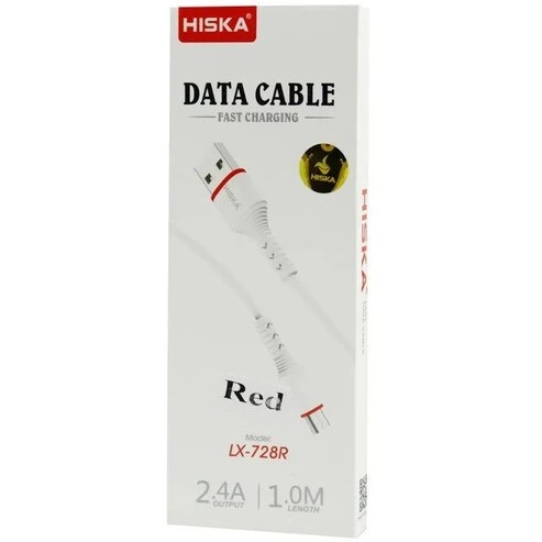 خرید و قیمت کابل تبدیل USB به microUSB هیسکا مدل LX-728R طول 1 متر | ترب
