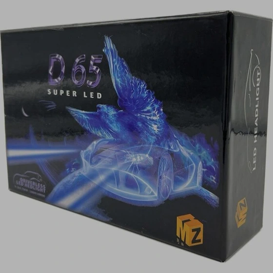 خرید و قیمت هدلایت D65 با توان 28 وات پایه H4 نور پایین زرد بالا سفید 2عدد لامپ | ترب