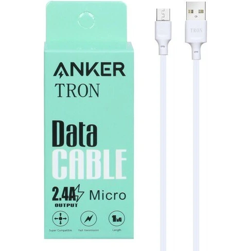 خرید و قیمت کابل شارژ فستanker tron سفید | ترب