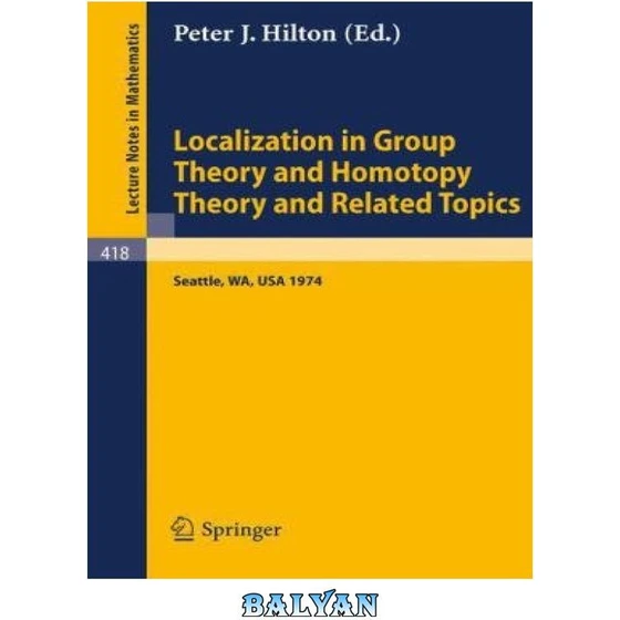 خرید و قیمت دانلود کتاب Localization in Group Theory and Homotopy ...