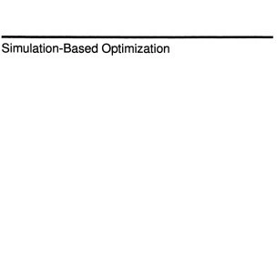 خرید و قیمت دانلود کتاب Simulation-Based Optimization: Parametric Optimization Techniques and ...