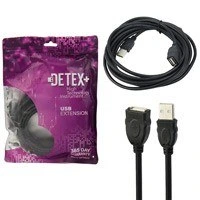 خرید و قیمت کابل افزایش طول USB 2.0 طول 1.5 متر DETEX | ترب