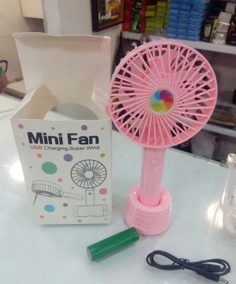 خرید و قیمت مینی فن شارژی پایه دار (MIMI FAN) هولدر دار | ترب