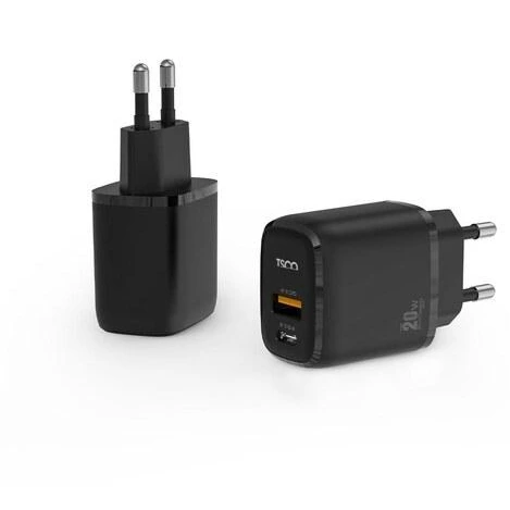 خرید و قیمت شارژر دیواری تسکو مدل TTC 65 توان 20W خروجی USB و TYPE-C | ترب