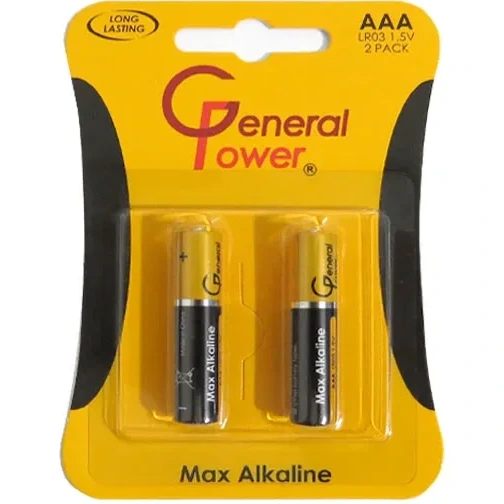 خرید و قیمت باتری نیم قلم AAA General Power (GP) مدل LR03 1.5V Max ...