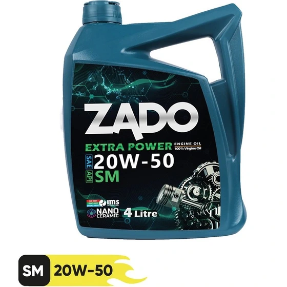 خرید و قیمت روغن موتور خودرو زادو مدل 20W50-SM-16000 EXTERA POWER حجم 4 لیتر | ترب