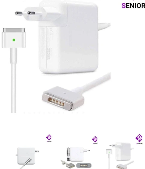 خرید و قیمت شارژر اورجینال اپل مدل Apple A1436 45W Apple magsafe Power ...