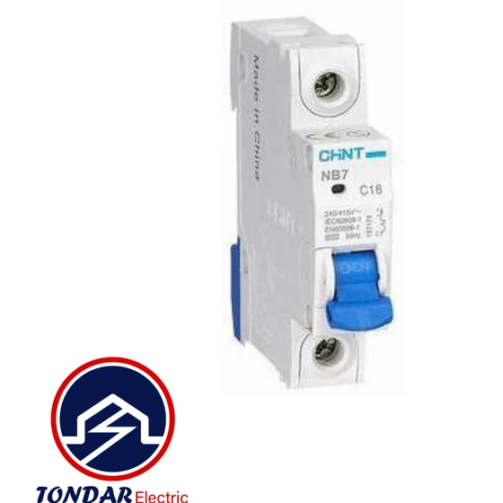 خرید و قیمت كليد مينياتوري تكفاز 10 آمپر چينت NB7 | ترب