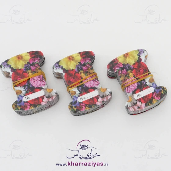 خرید و قیمت بوبین طرحدار مقوایی (بسته 60 عددی) کد 122380 | ترب