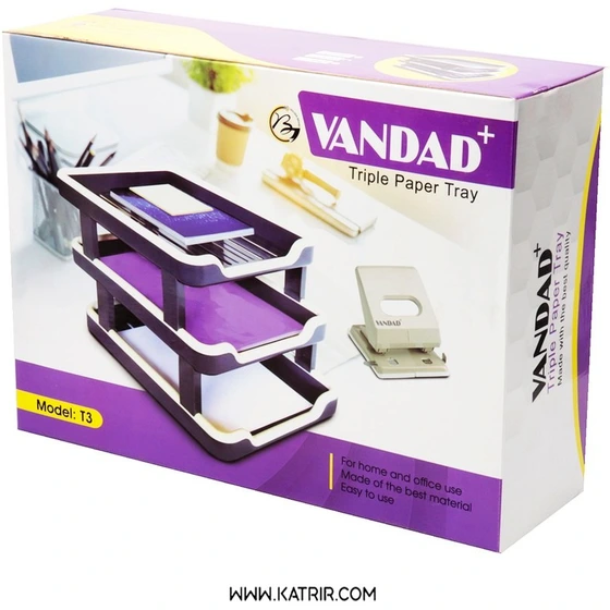خرید و قیمت کازیه ونداد ( Vandad ) مدل 3 طبقه ، پلاستیکی | ترب