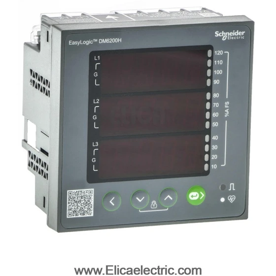 خرید و قیمت پاورمتر اشنایدر DM6200 پورت RS485 نمایشگر LED | ترب