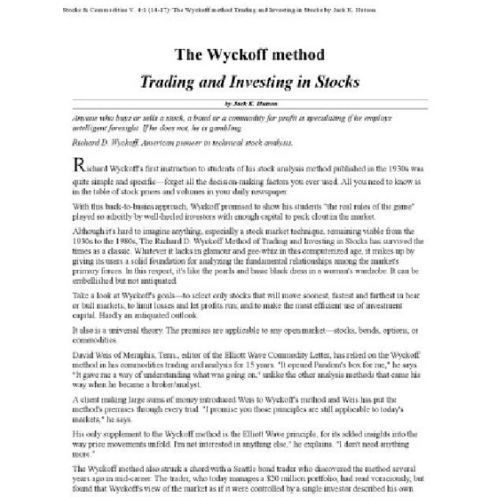 خرید و قیمت دانلود کتاب The Richard D.Wyckoff Method of Trading and ...
