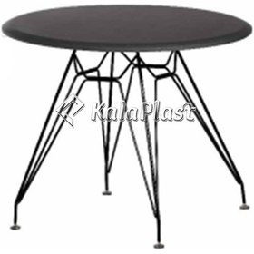 خرید و قیمت میز 4 نفره پایه ایفلی با رویه mdf | ترب