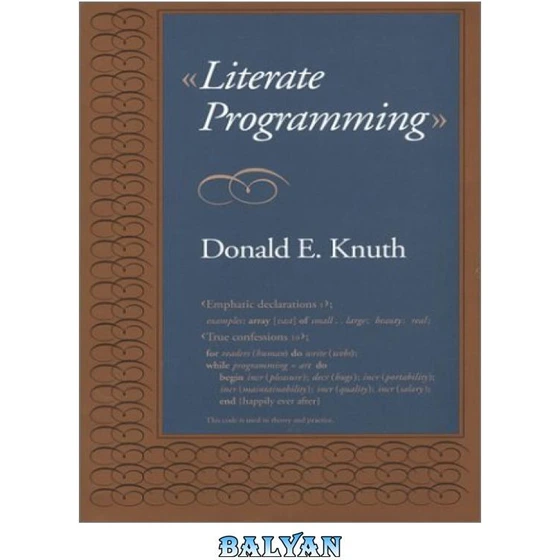 خرید و قیمت دانلود کتاب Literate Programming | ترب