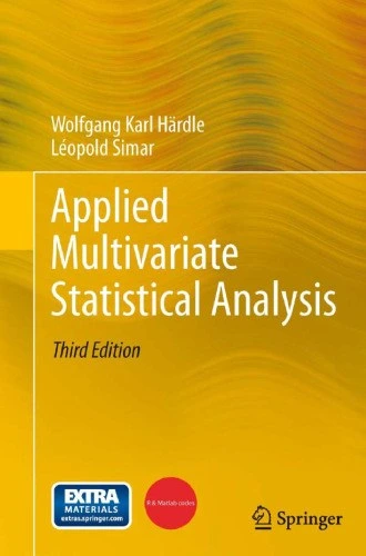 خرید و قیمت دانلود کتاب Applied Multivariate Statistical Analysis 3rd ...