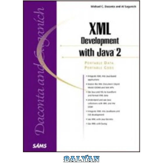 خرید و قیمت دانلود کتاب Xml Development With Java 2 ترب