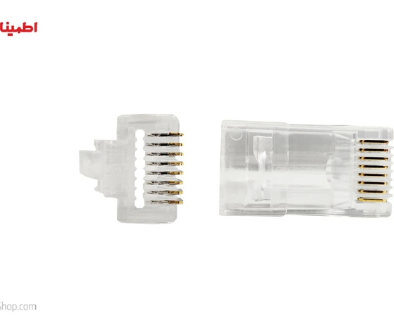 خرید و قیمت سوکت شبکه CAT6 میان گذر Rapiton ( ته باز ) | ترب