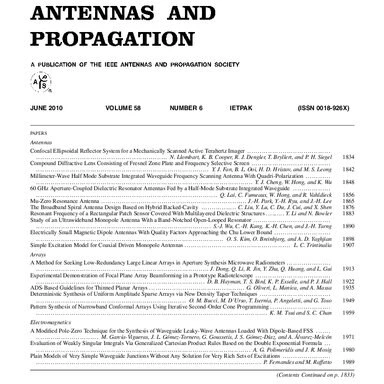 خرید و قیمت دانلود کتاب IEEE Transactions on Antennas and Propagation 2010 | ترب