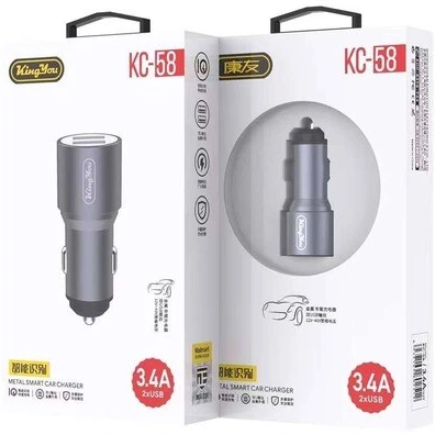 خرید و قیمت شارژر فندکی اورجینال کینگ یو مدل Kingyou-KC58 | ترب