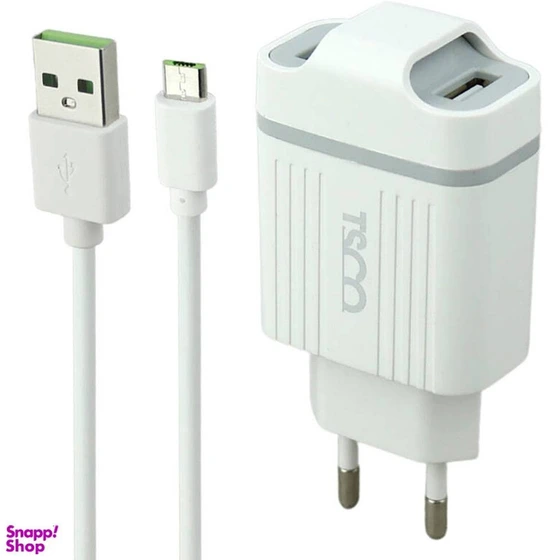 خرید و قیمت شارژر دیواری تسکو مدل TTC 49N به همراه کابل Micro-USB | ترب