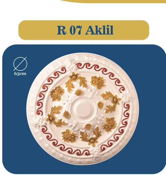 خرید و قیمت دور لوستری پلی استایرن مدل R 07 AKLIL | ترب
