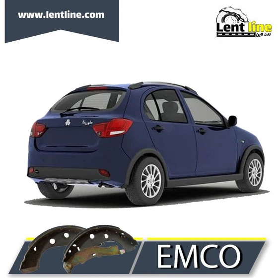 خرید و قیمت لنت ترمز عقب کفشکی کوییک برند EMCO | ترب