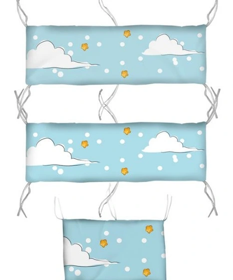 خرید و قیمت محافظ تخت کودک طرح ابر | ترب