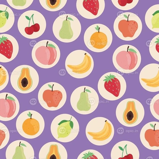خرید و قیمت دانلود وکتور پترن میوه ها | اوپیک | ترب