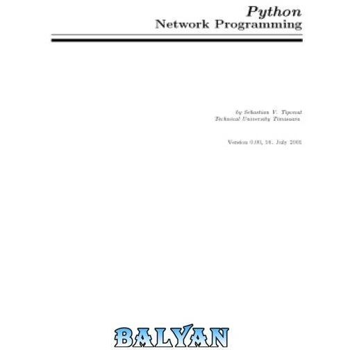 خرید و قیمت دانلود کتاب Python Network Programming ا برنامه نویسی شبکه پایتون ترب